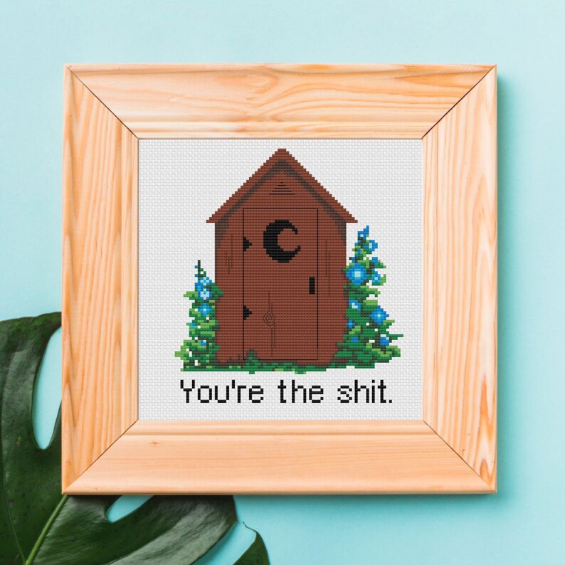 You're the Shit Cross Stitch Pattern - Etsy