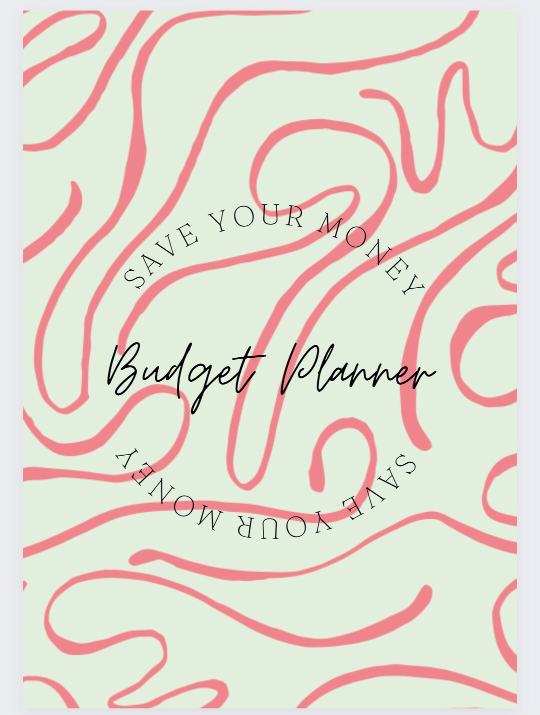 DIGITAL PRINTABLE BUDGET Planner - Etsy
