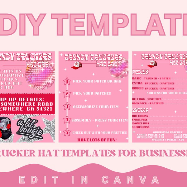 Trucker Hat Bar - Etsy Trucker Hat Bar - Etsy