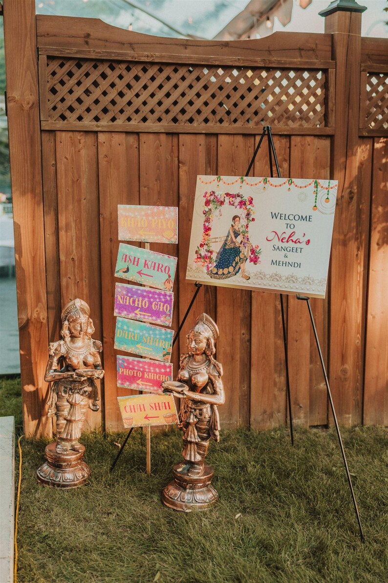 Indian Wedding Sangeet Jago Sign Printable at Home - Khao Piyo Ash Karo ...