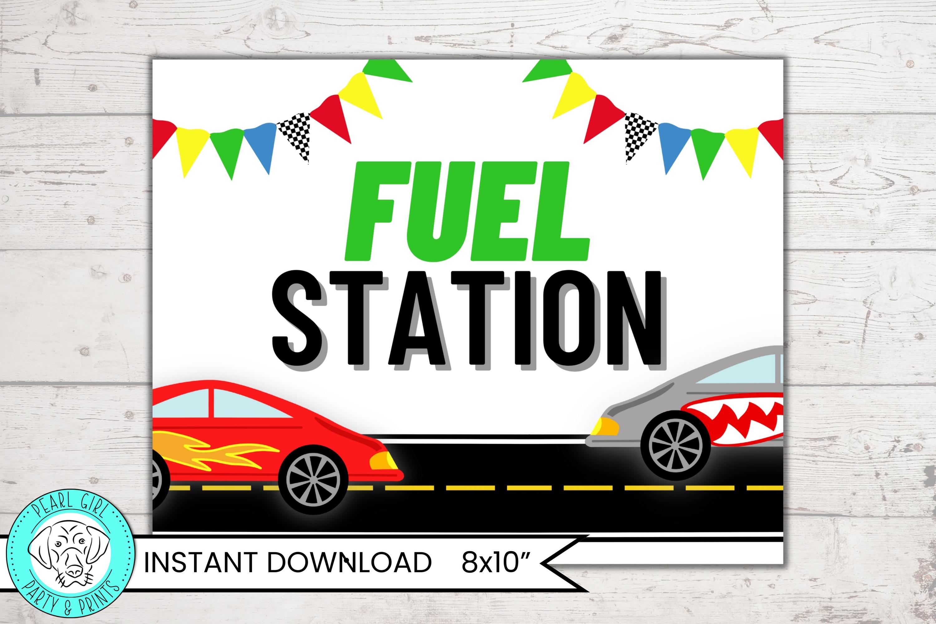 Race Car Party Signs, Race Car Birthday Party Decoration, Car Party ...