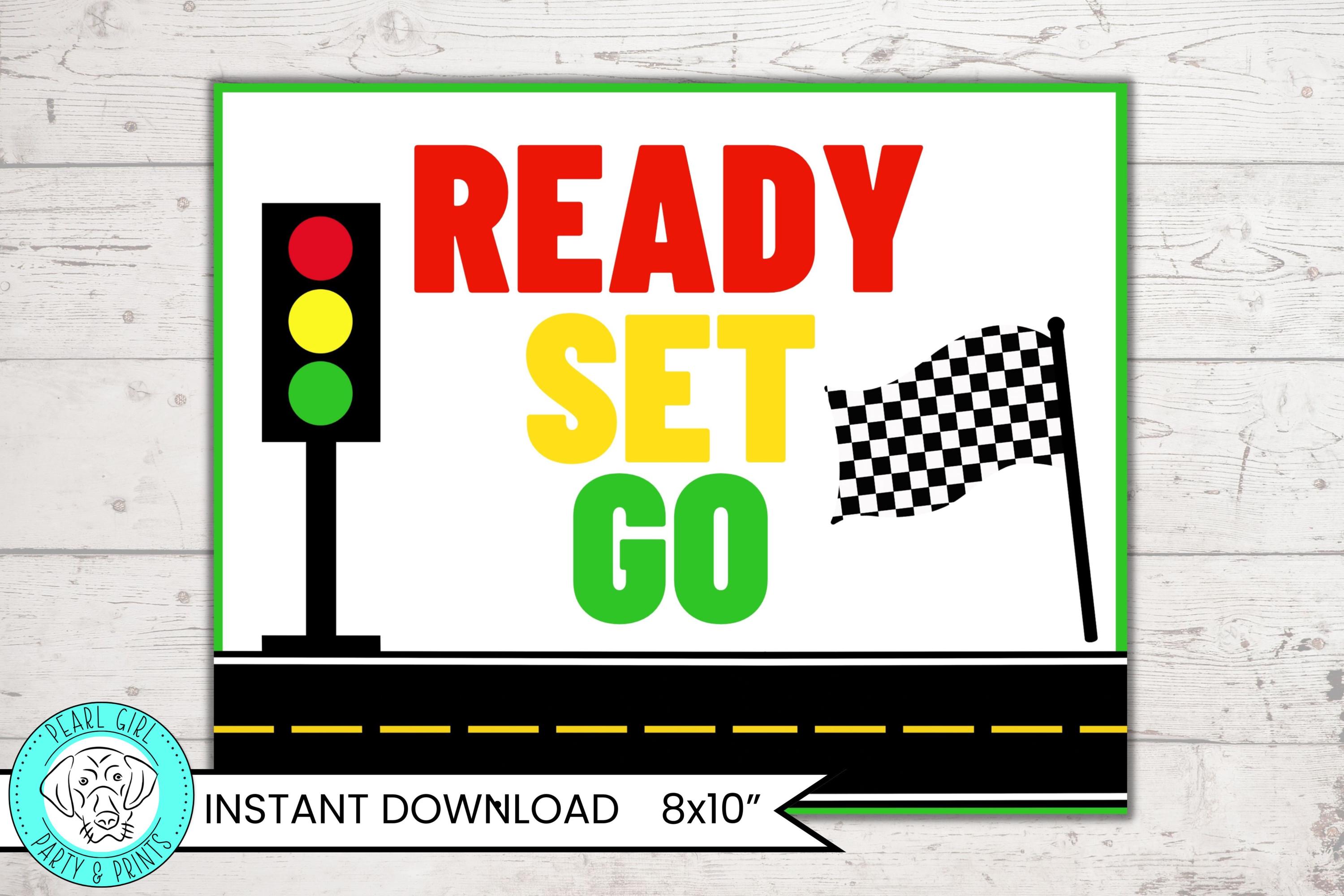 Race Car Party Signs, Race Car Birthday Party Decoration, Car Party ...