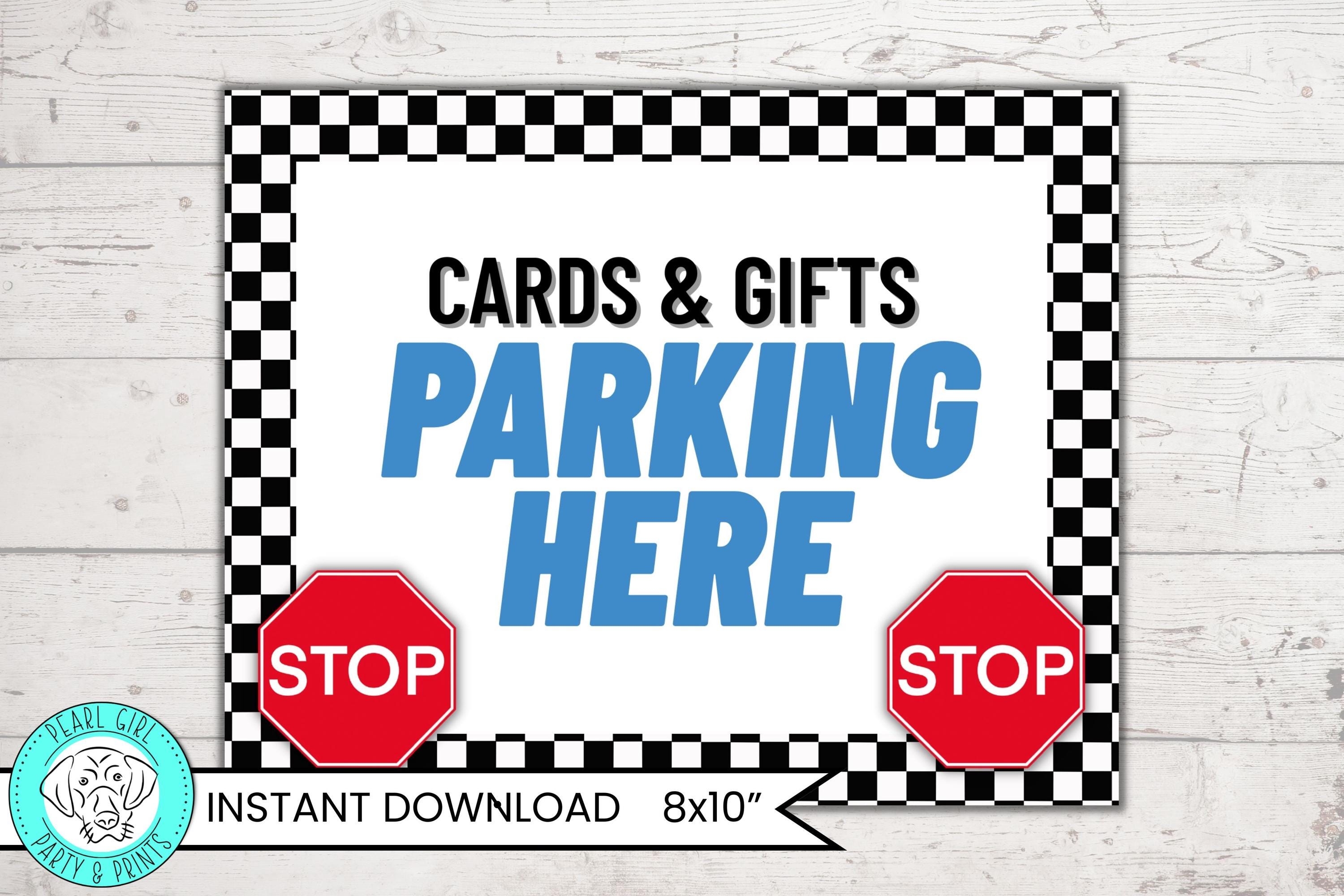 Race Car Party Signs, Race Car Birthday Party Decoration, Car Party ...