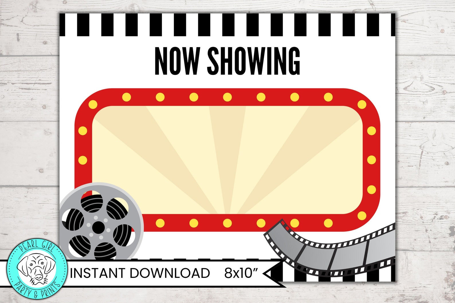 Movie Night Party Signs, Movie Night Birthday, Backyard Movie Night ...