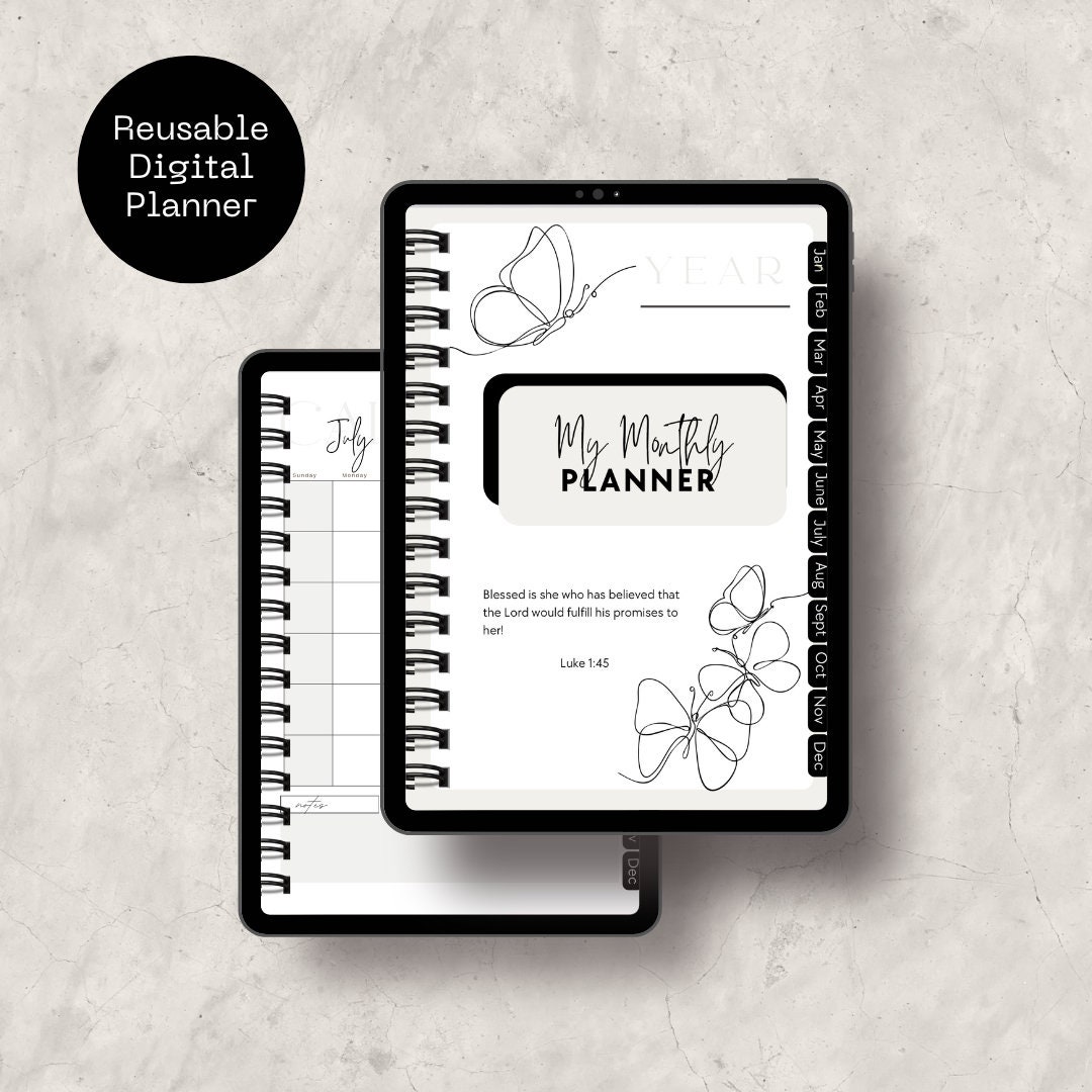 REUSABLE Digital Planner | DATED Goodnotes Digital Planner 2024 ...