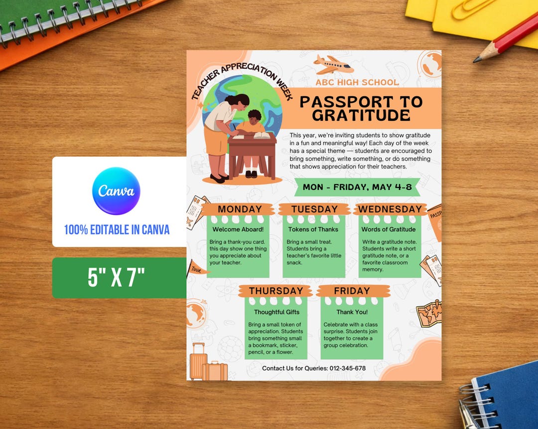 Around the World Teacher Appreciation Newsletter: Travel Itinerary ...