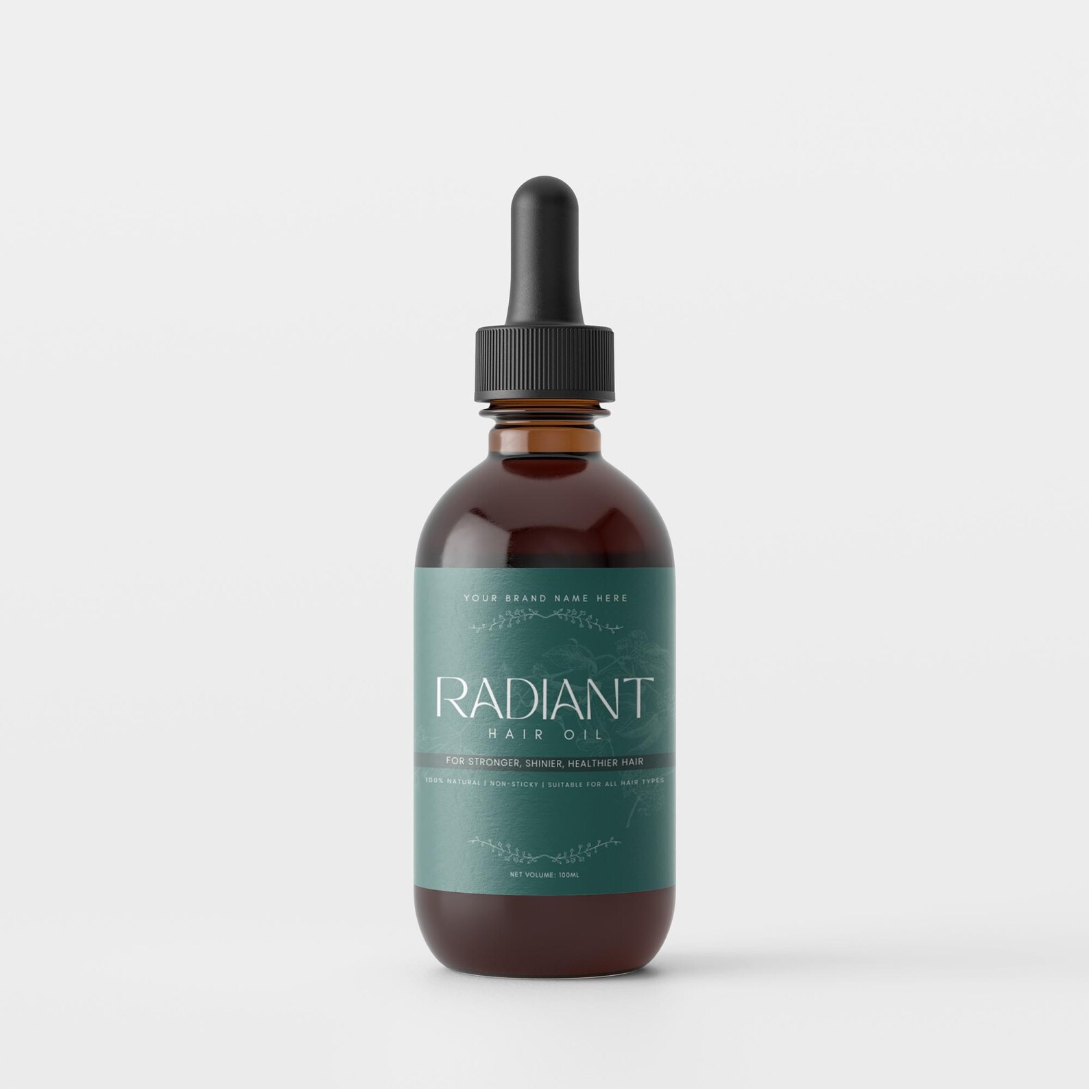 Essential Oil Bottle Label Template, Custom Product Label (canva ...