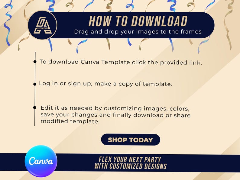 Party Hat Template| Canva Editable Hat | Birthday Hat Svg Png | Blank ...