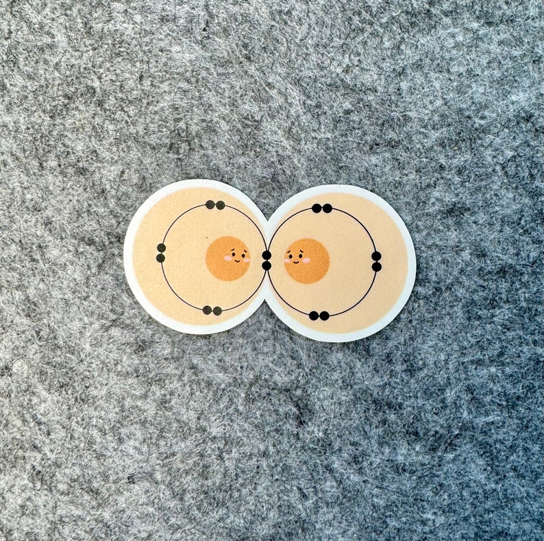 Covalent Bond - Vinyl Sticker - Etsy