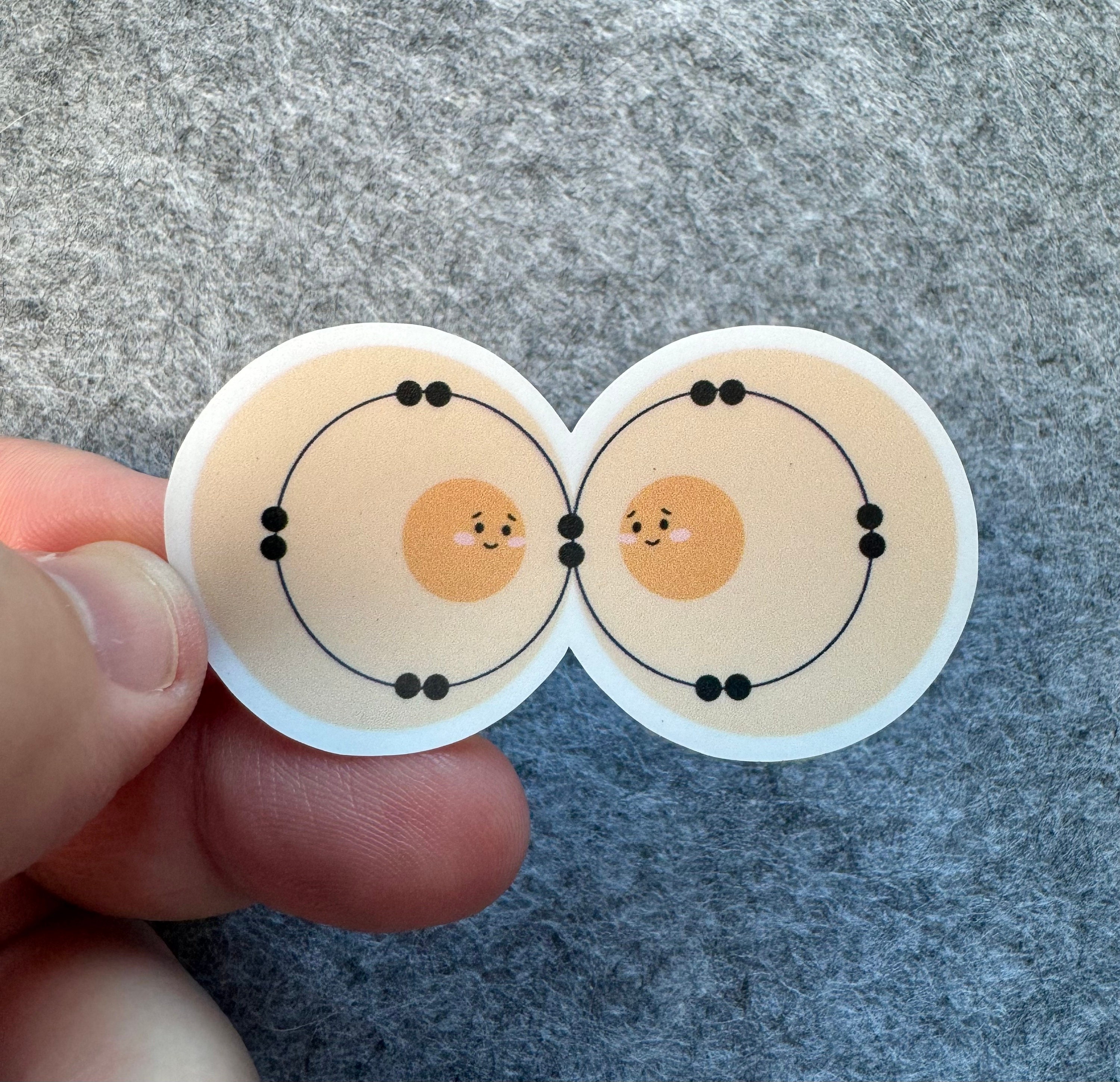Covalent Bond - Vinyl Sticker - Etsy