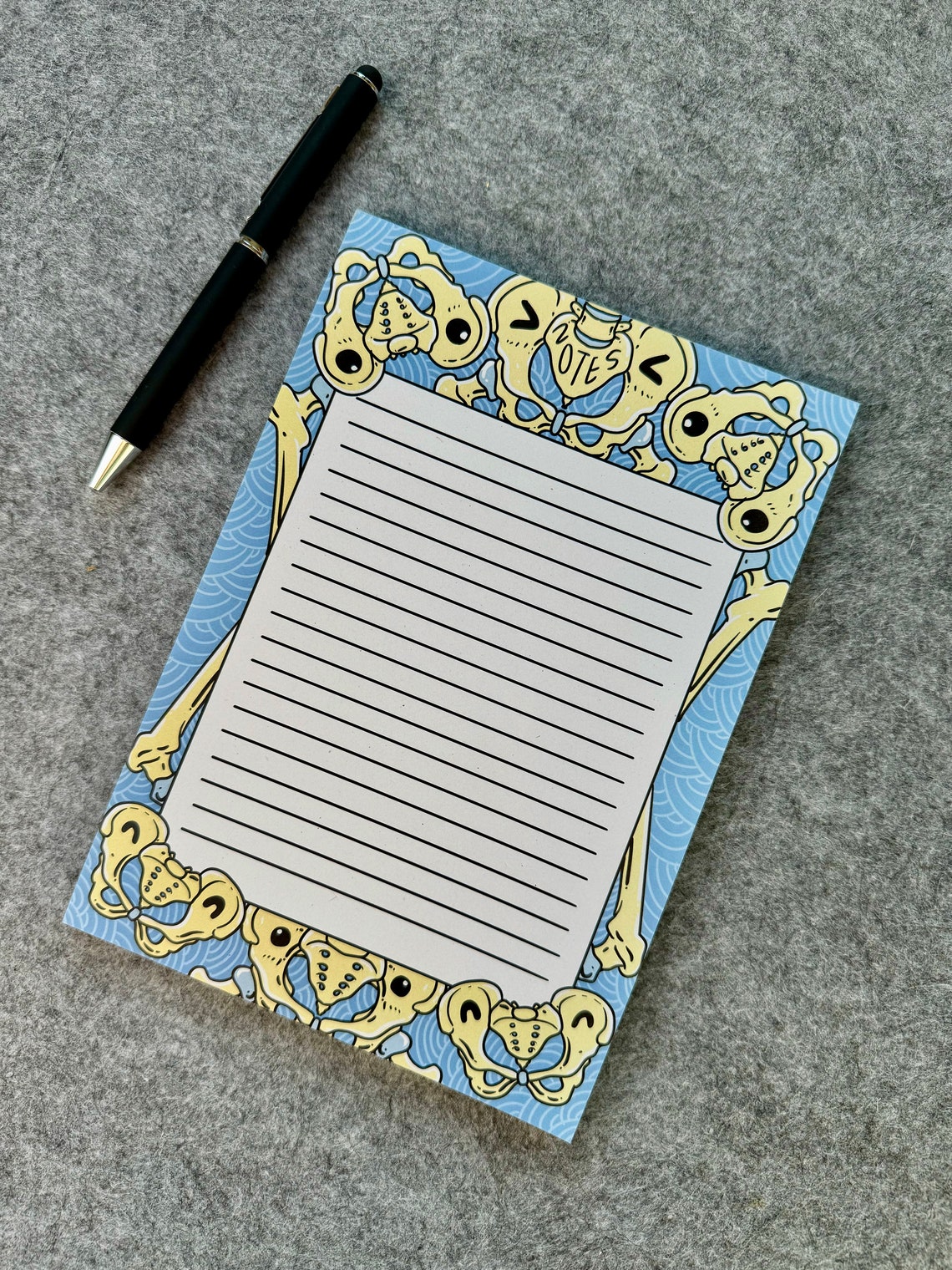Hip bony Pelvis Notepad - Etsy