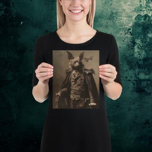 Gothic Bat Vintage Poster, Art Poster Print, Home Decor, Victorian ...