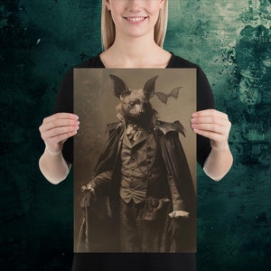 Gothic Bat Vintage Poster, Art Poster Print, Home Decor, Victorian ...