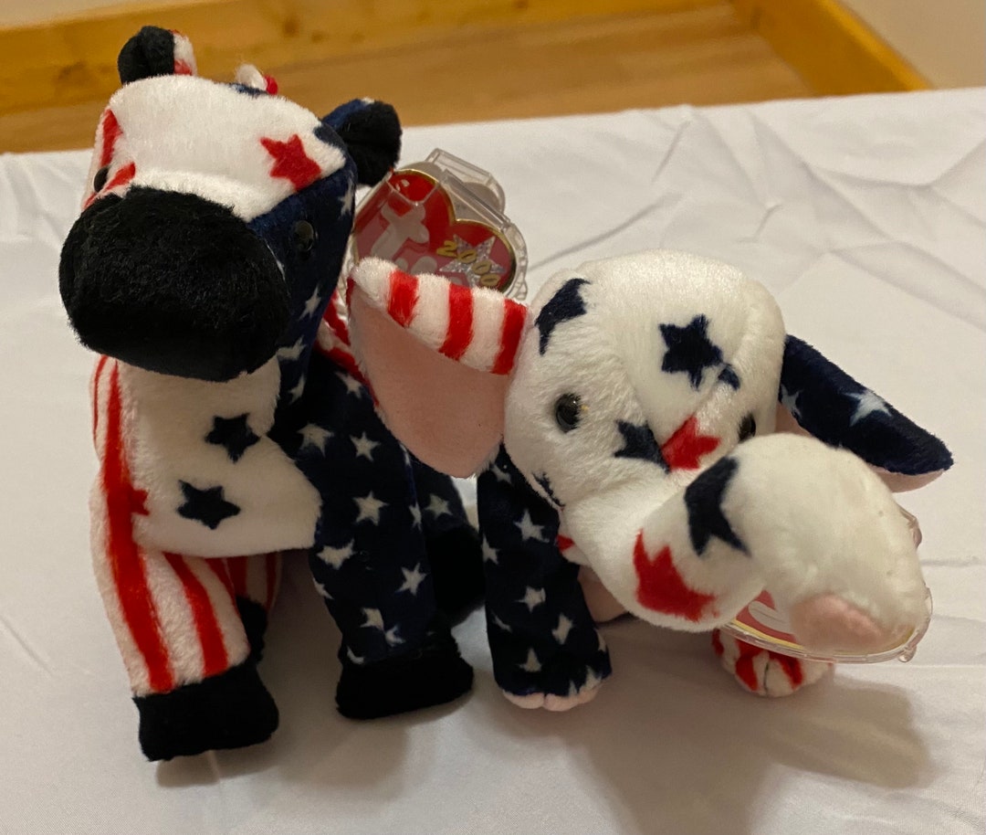 Beanie Babies 2000 Lefty and Righty Set - Etsy