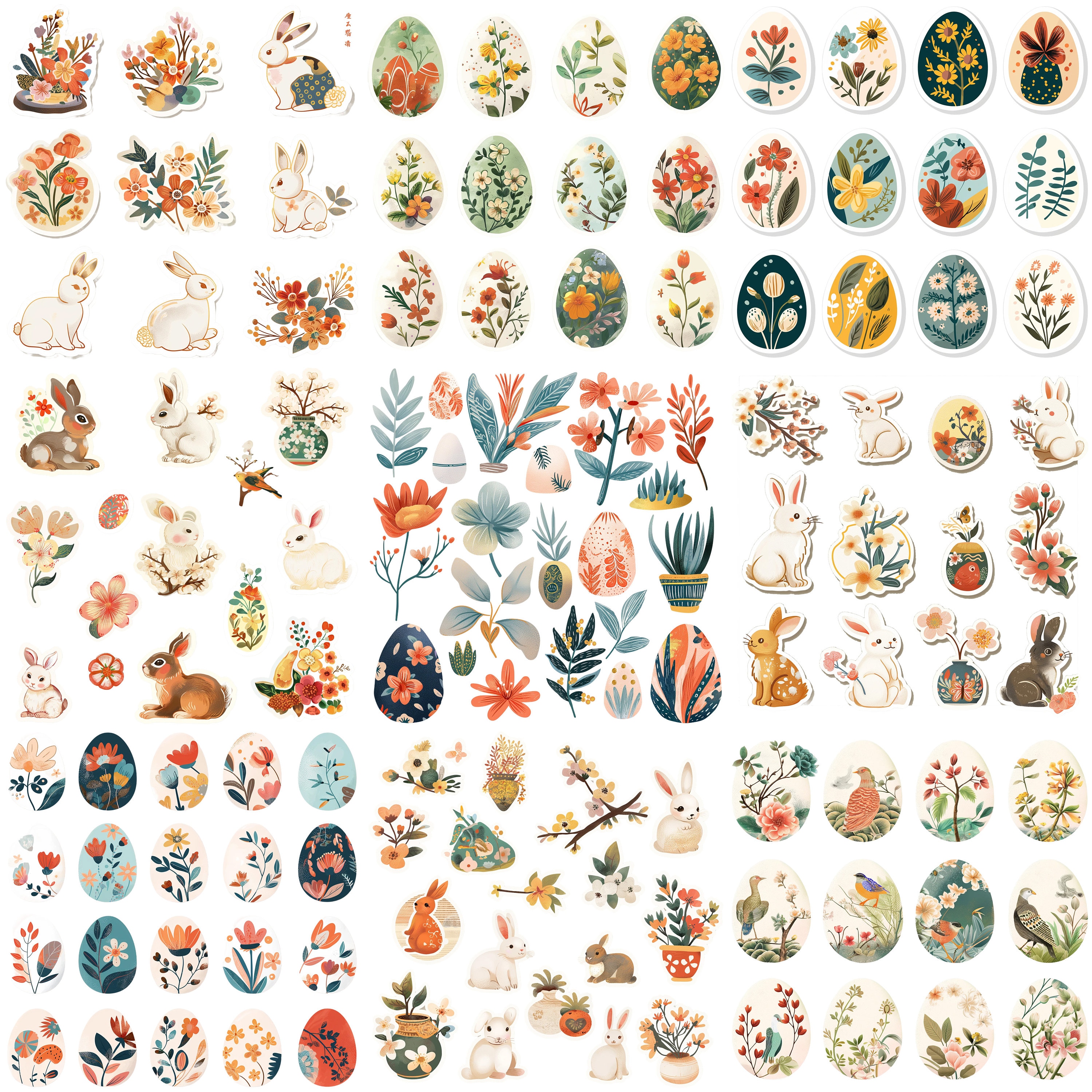 300+ HD Easter Clipart Collection: Vibrant Easter Eggs, Bunnies, and ...