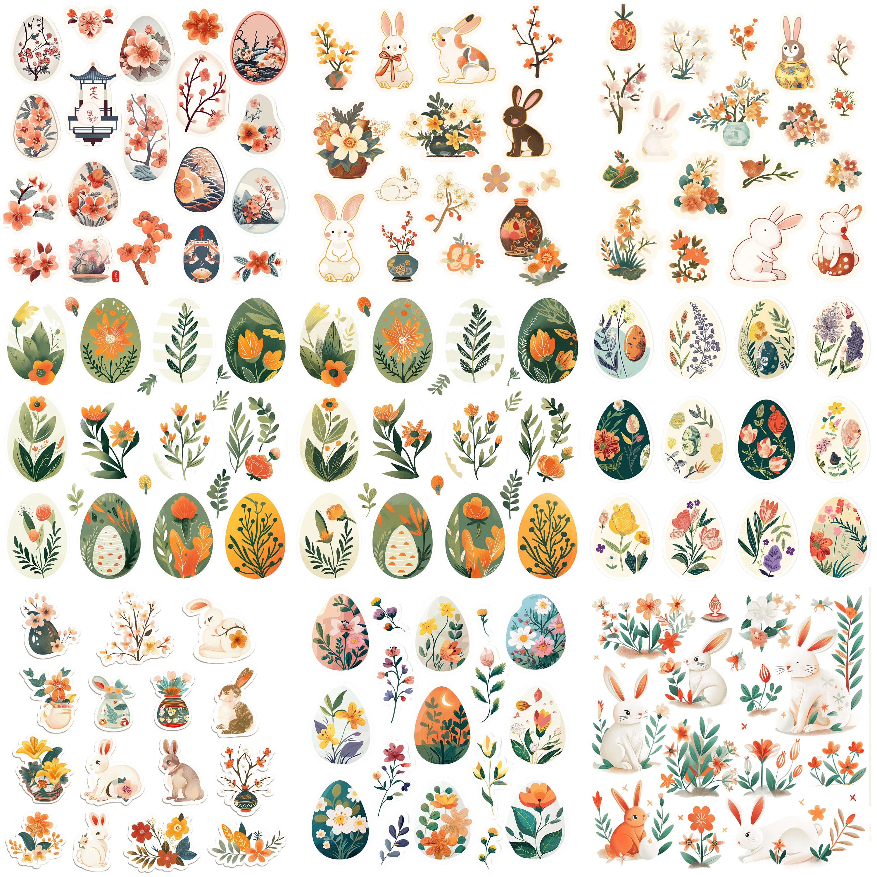 300+ HD Easter Clipart Collection: Vibrant Easter Eggs, Bunnies, and ...