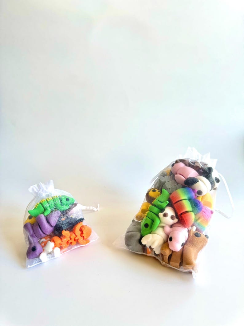 3D Printed Articulated Mini Toys Pack Eco-friendly Fidget Toys for Kids ...