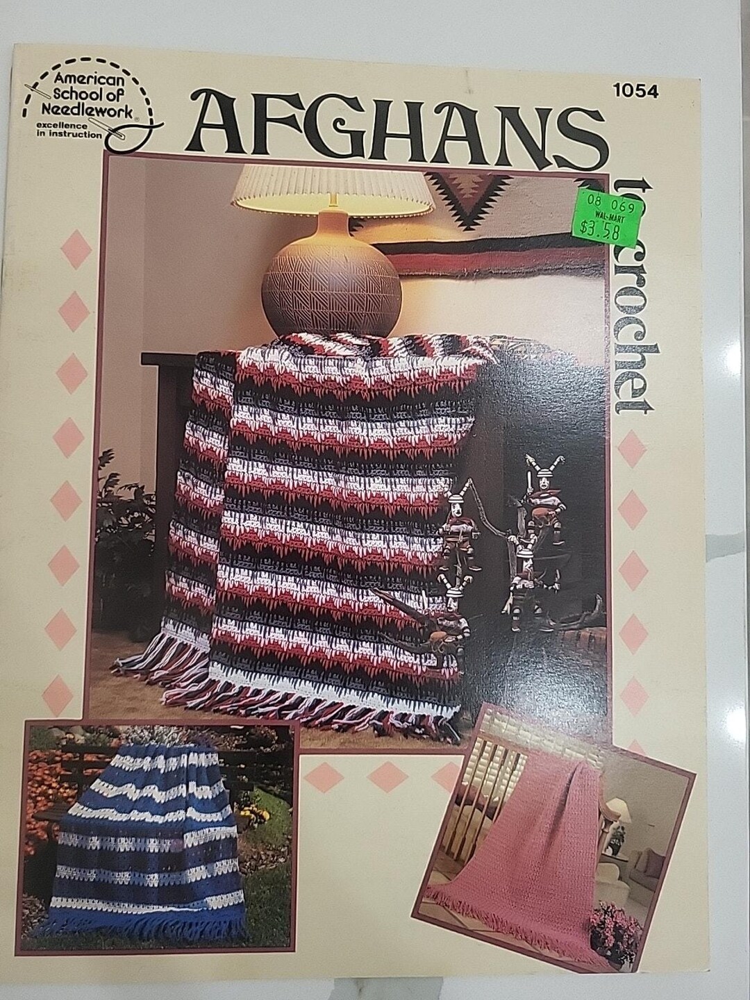 Afghans American School of Needle Work 1054 Afghans to Crochet - Etsy