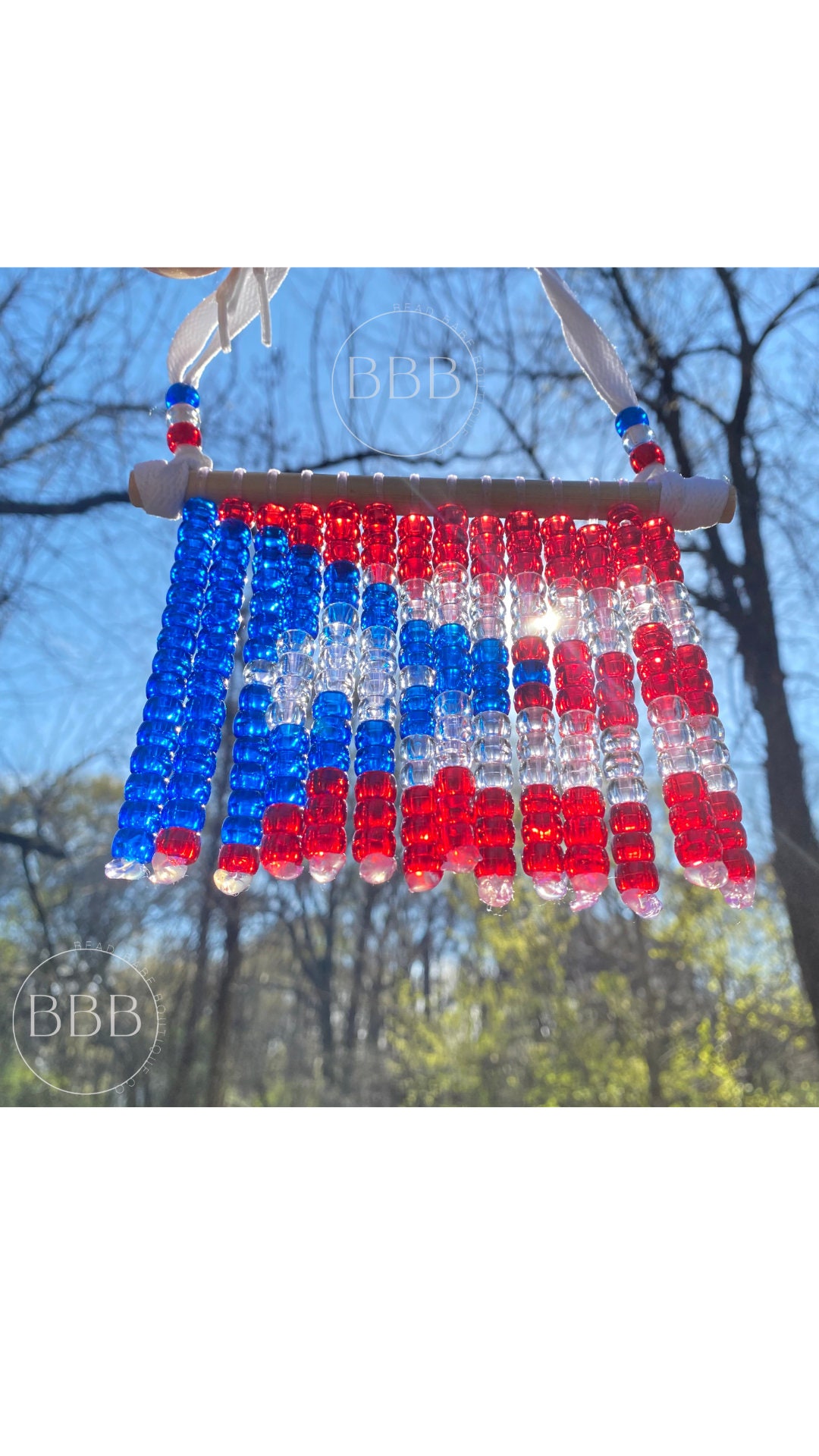 Beaded Suncatcher, Puerto Rico Flag, Car Accessories, Home Decor, Gift ...