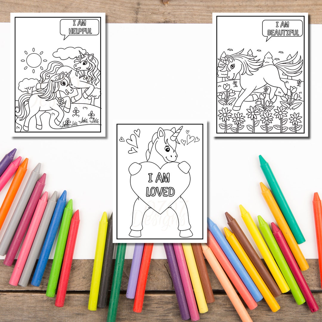I AM Coloring Pages Preschool Coloring Pages Self Love Coloring Pages ...