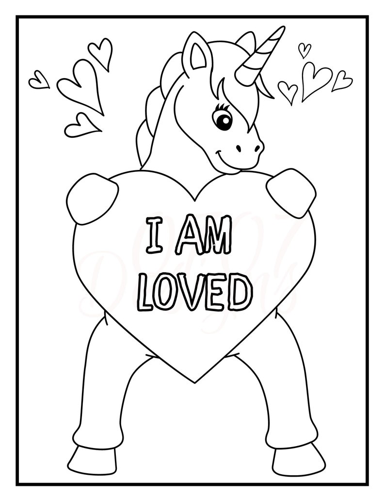 I AM Coloring Pages | Preschool Coloring Pages | Self Love Coloring ...