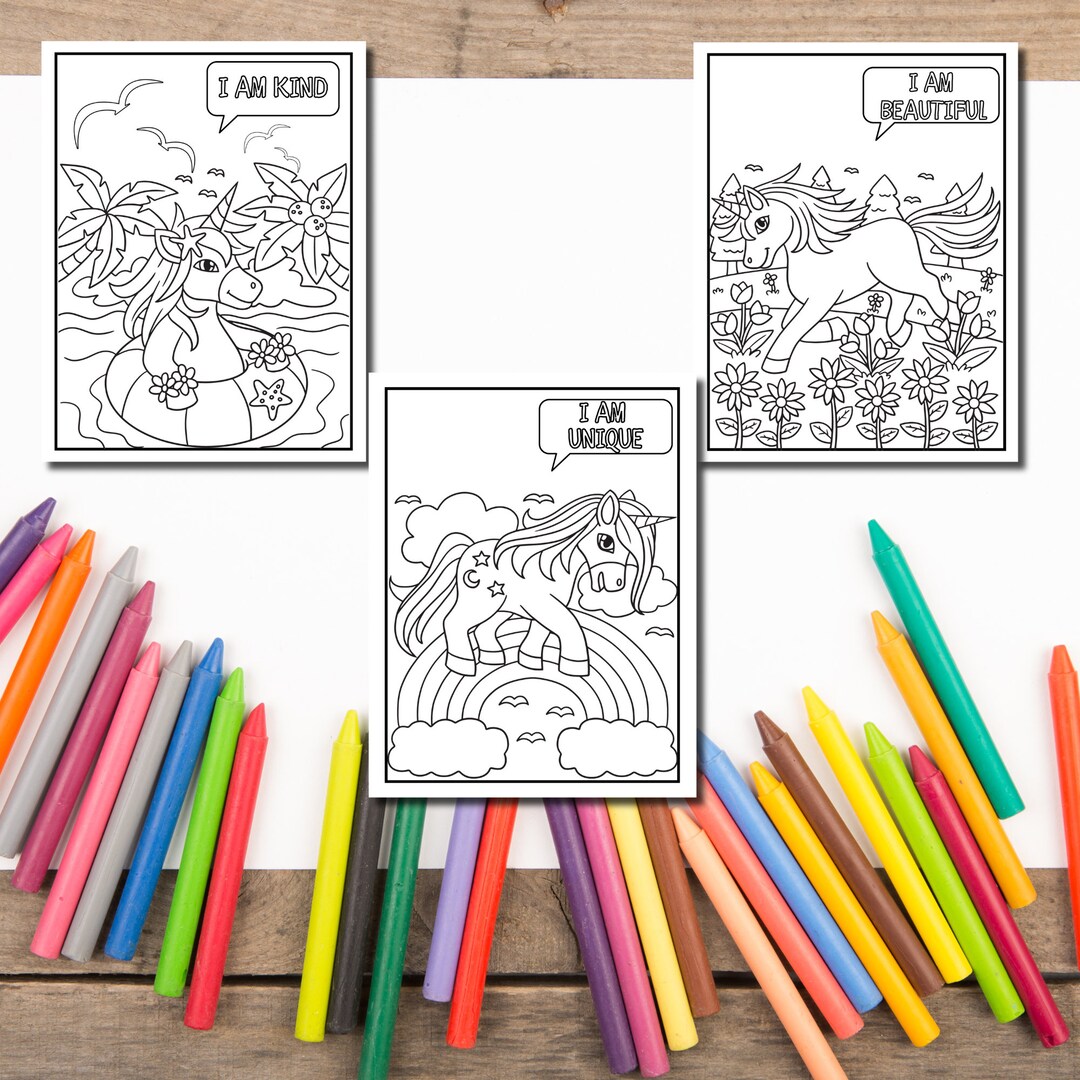 I AM Coloring Pages Preschool Coloring Pages Self Love Coloring Pages ...