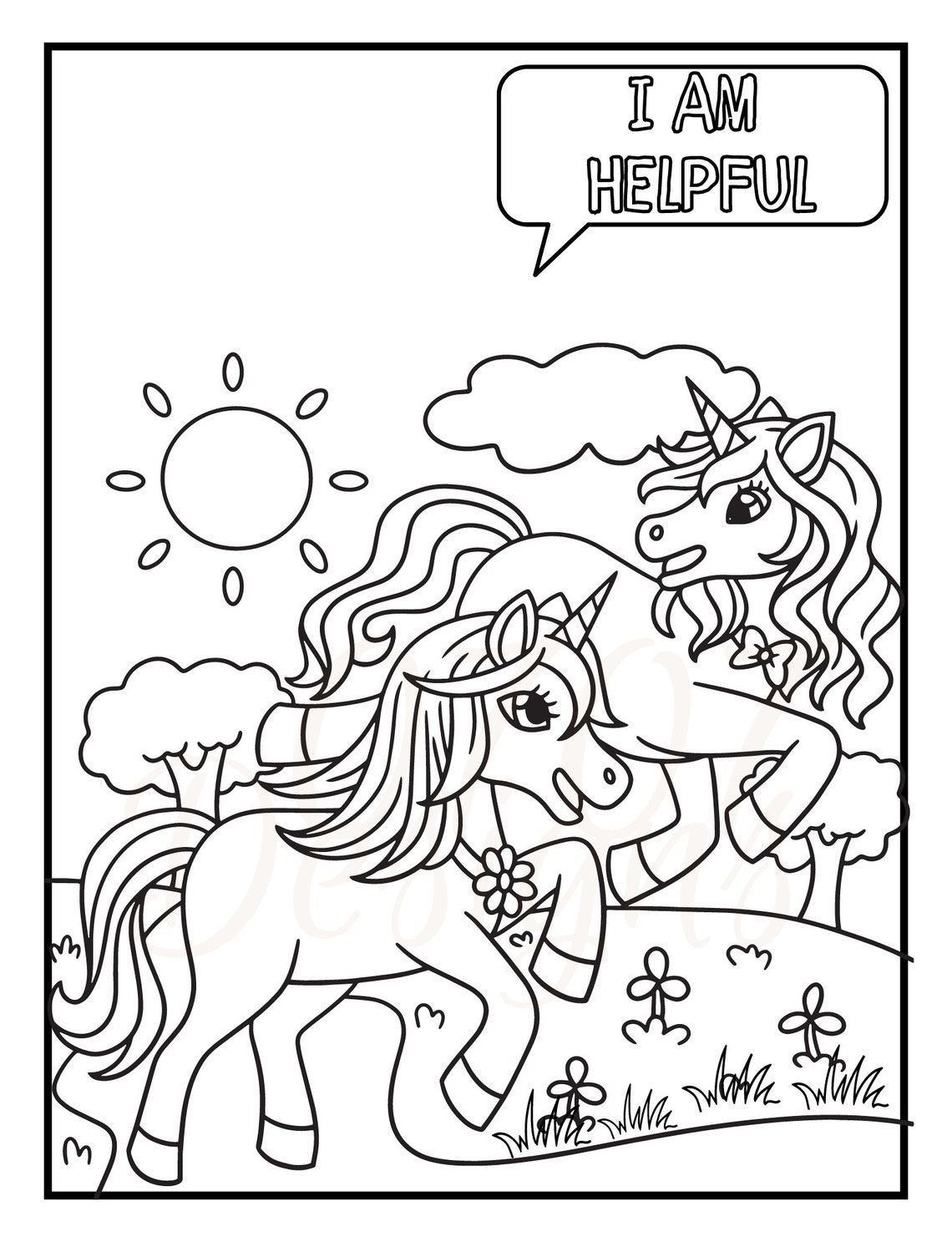 I AM Coloring Pages | Preschool Coloring Pages | Self Love Coloring ...