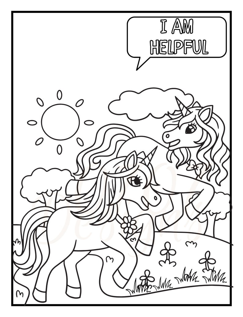 I AM Coloring Pages | Preschool Coloring Pages | Self Love Coloring ...