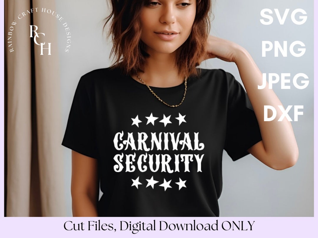 Carnival Security Svg | Clowncore Svg | Scenecore Shirt | Digital ...