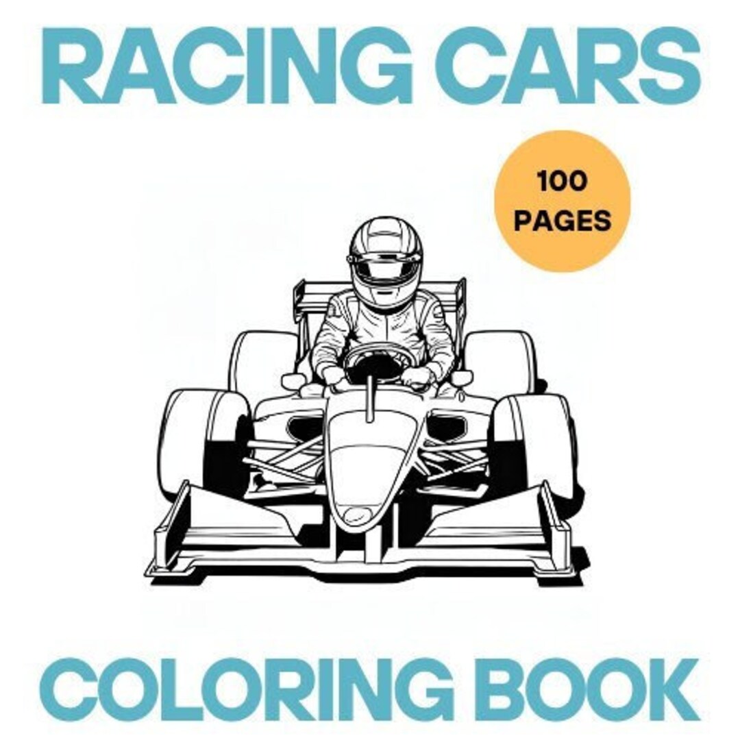 Racing Cars Coloring Pages for Kids Printable Cars Coloring Pages F1 ...