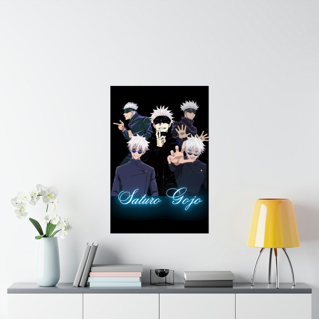 Saturo Gojo Jujutsu Kaisen Matte Vertical Posters - Etsy