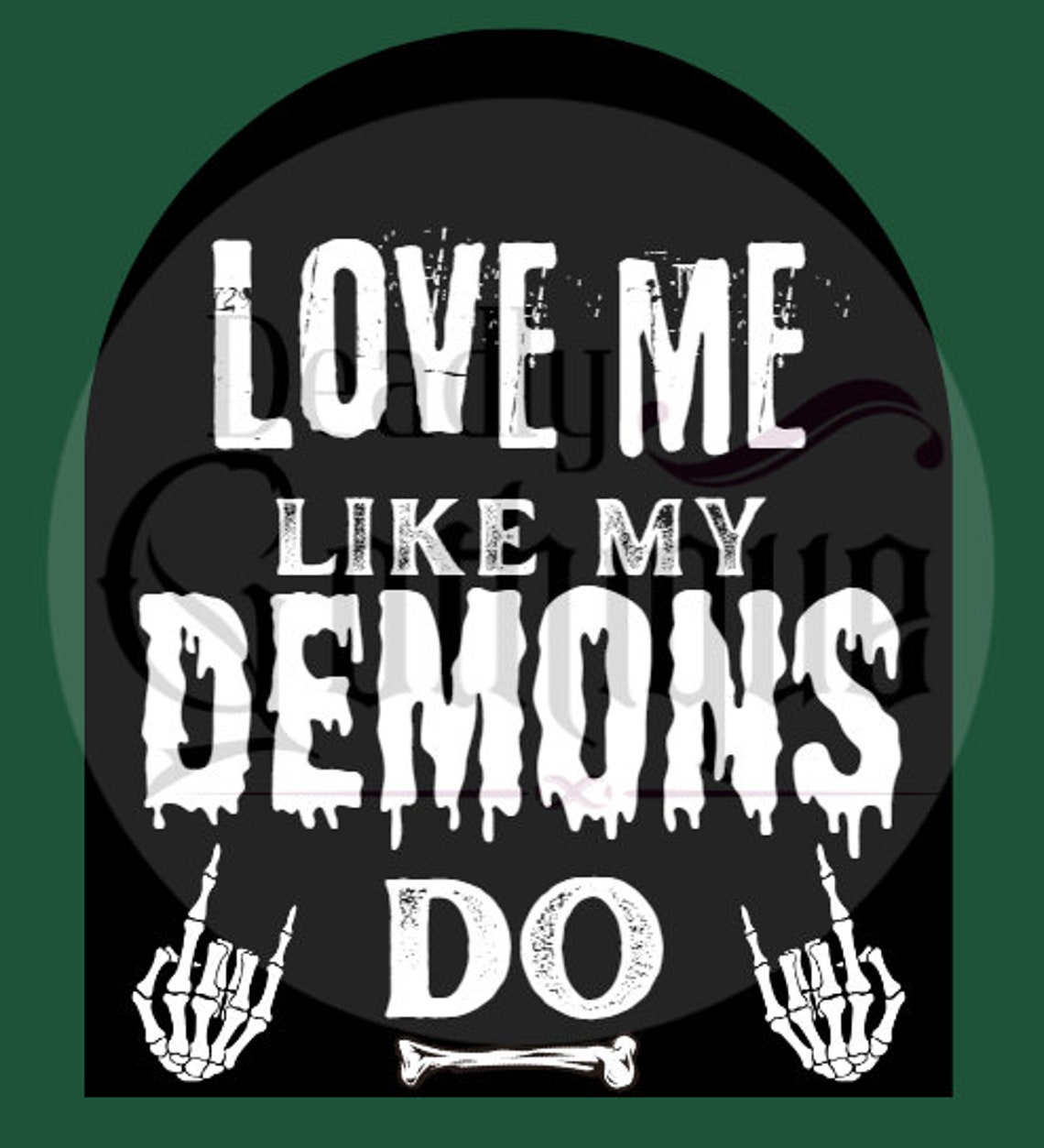 Tombstone Svg, Love Me Like My Demons Do, Demons Svg, Svg, Digital ...