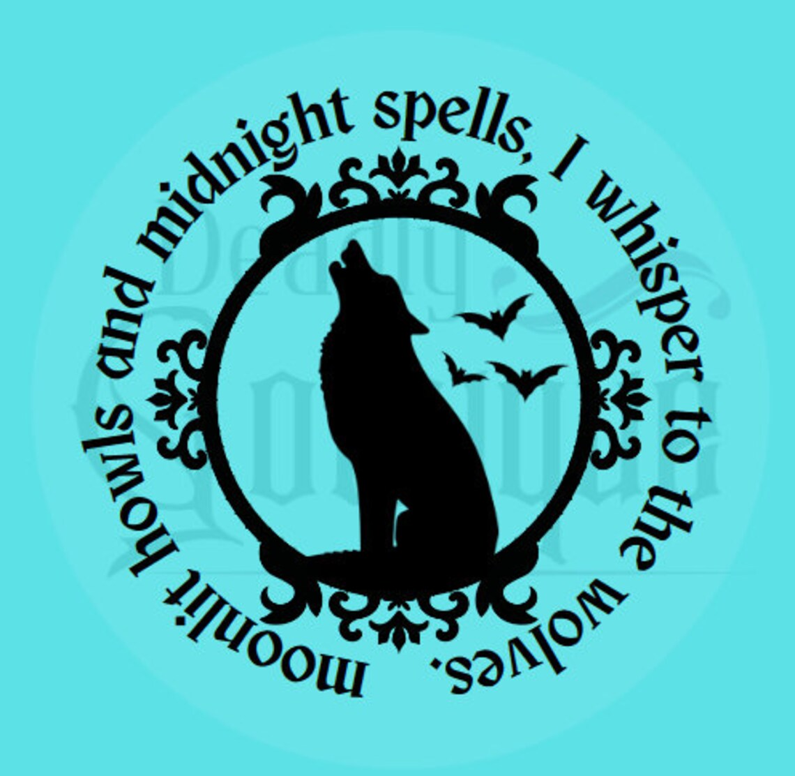 Moonlit Howls and Midnight Spells, Svg, Digital Download, Witch Svg ...