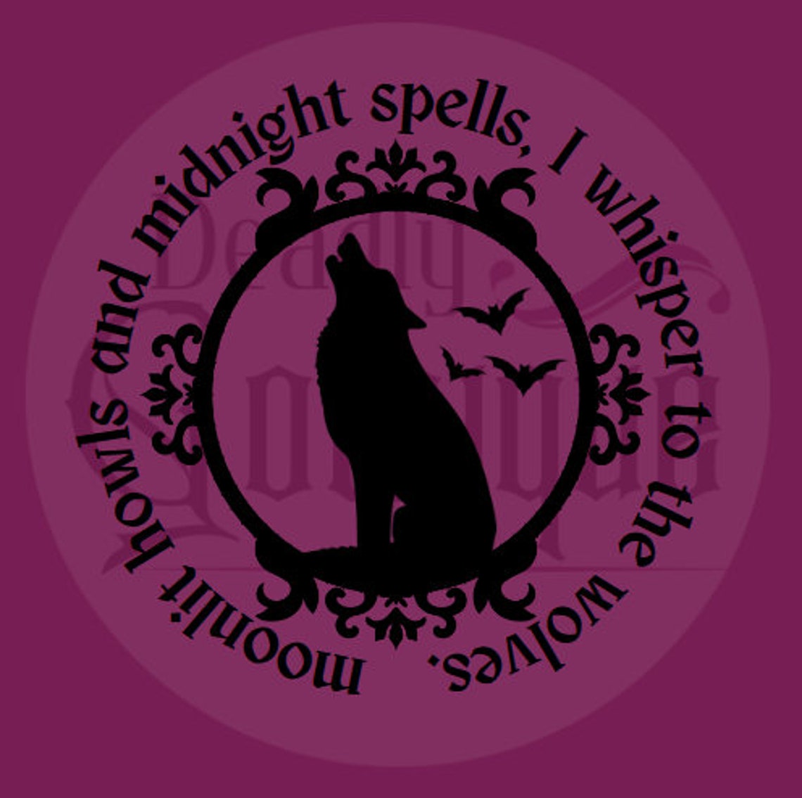 Moonlit Howls and Midnight Spells, Svg, Digital Download, Witch Svg ...