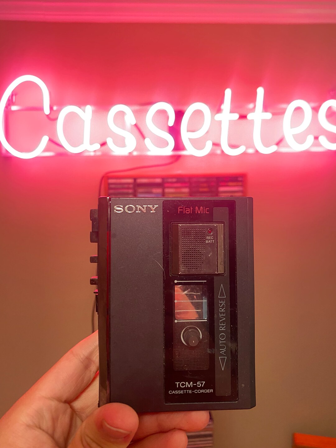 Sony TCM-57 Portable Cassette Player Recorder 80s Vintage - Etsy