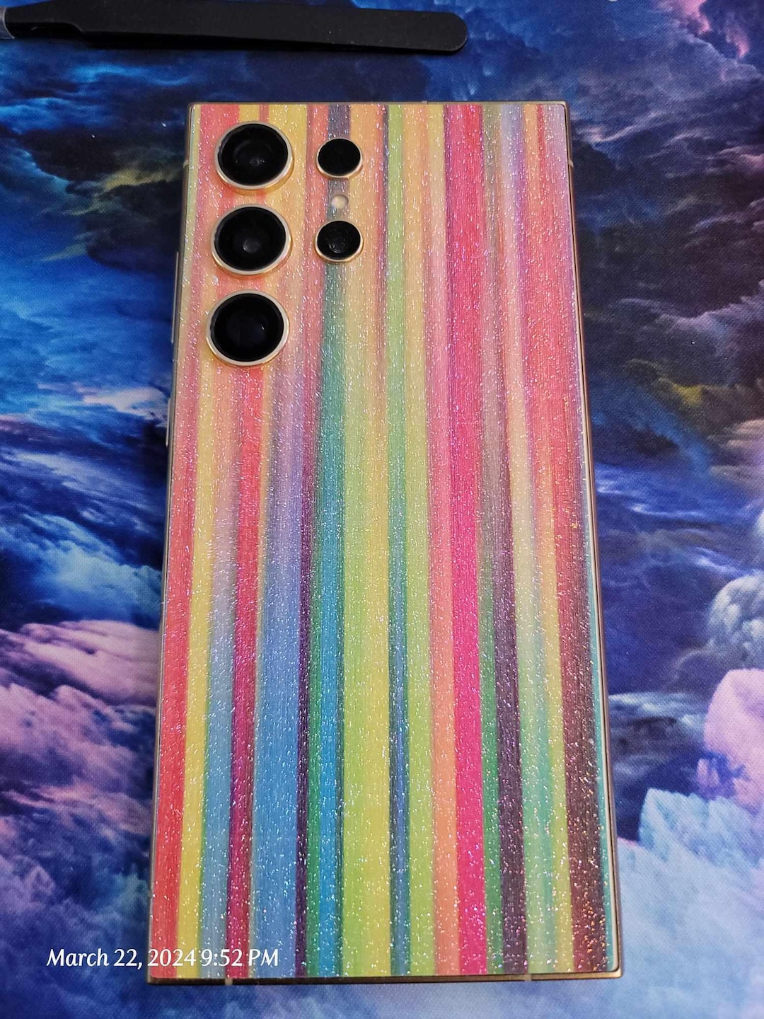 Samsung S24 Ultra Phone Skin **BACK ONLY** **sticker - Not a Phone Case ...