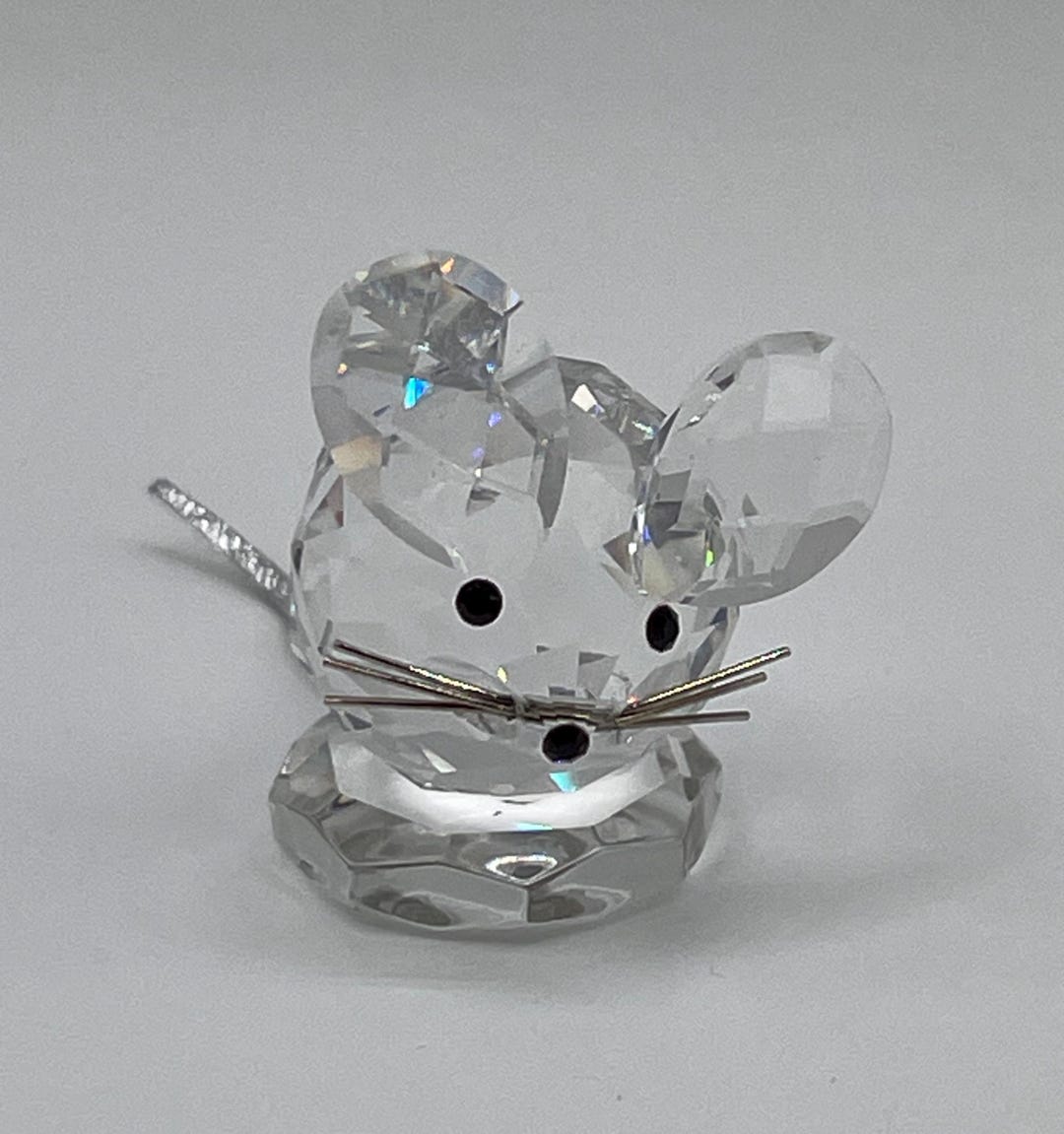 Vintage Swarovski Crystal Mouse Figurine: Peaceful Countryside ...