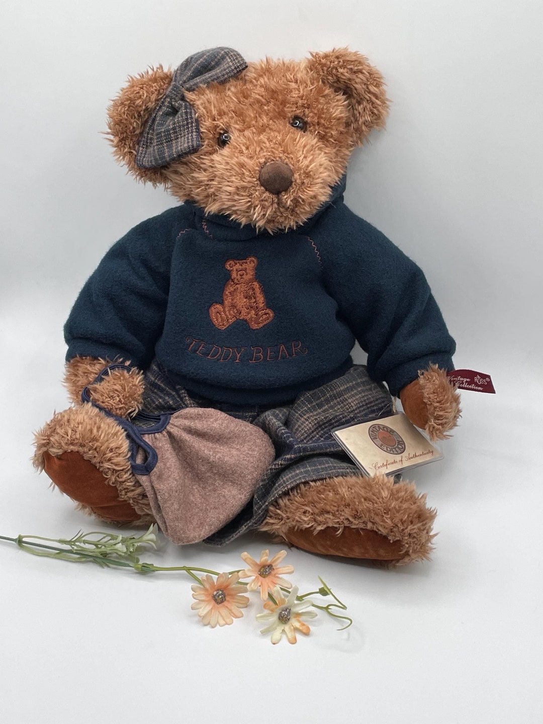 Russ Bears, Lady Laine, Plush, Teddy Bear, Vintage 1990s, Perfect ...