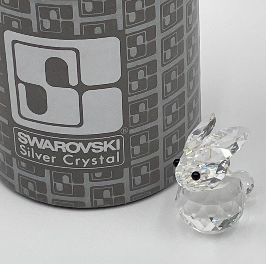 Swarovski, Crystal, Mini Rabbit, Vintage, Perfect Condition, Introduced ...