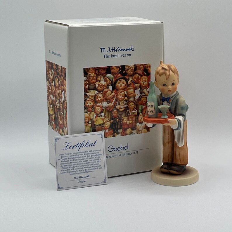 Goebel Hummel Collectible, Waiter Figurine, Vintage 1997, RARE ...