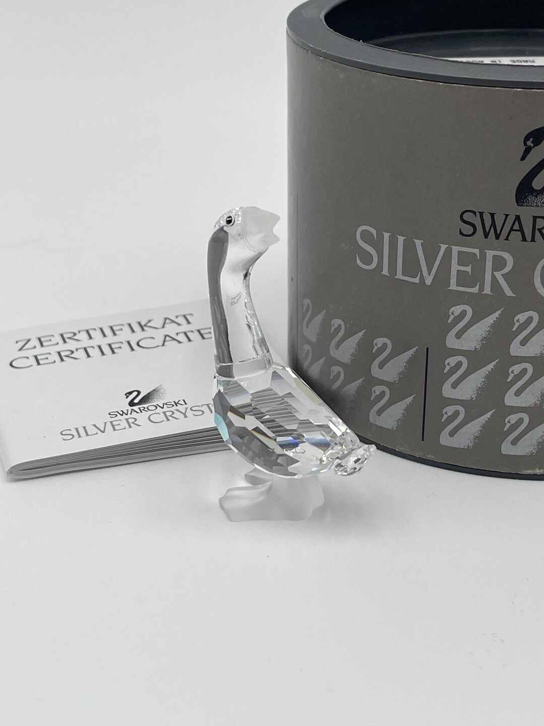 Swarovski, Crystal, Goose, Tom, Figurine, Vintage, Perfect Condition ...