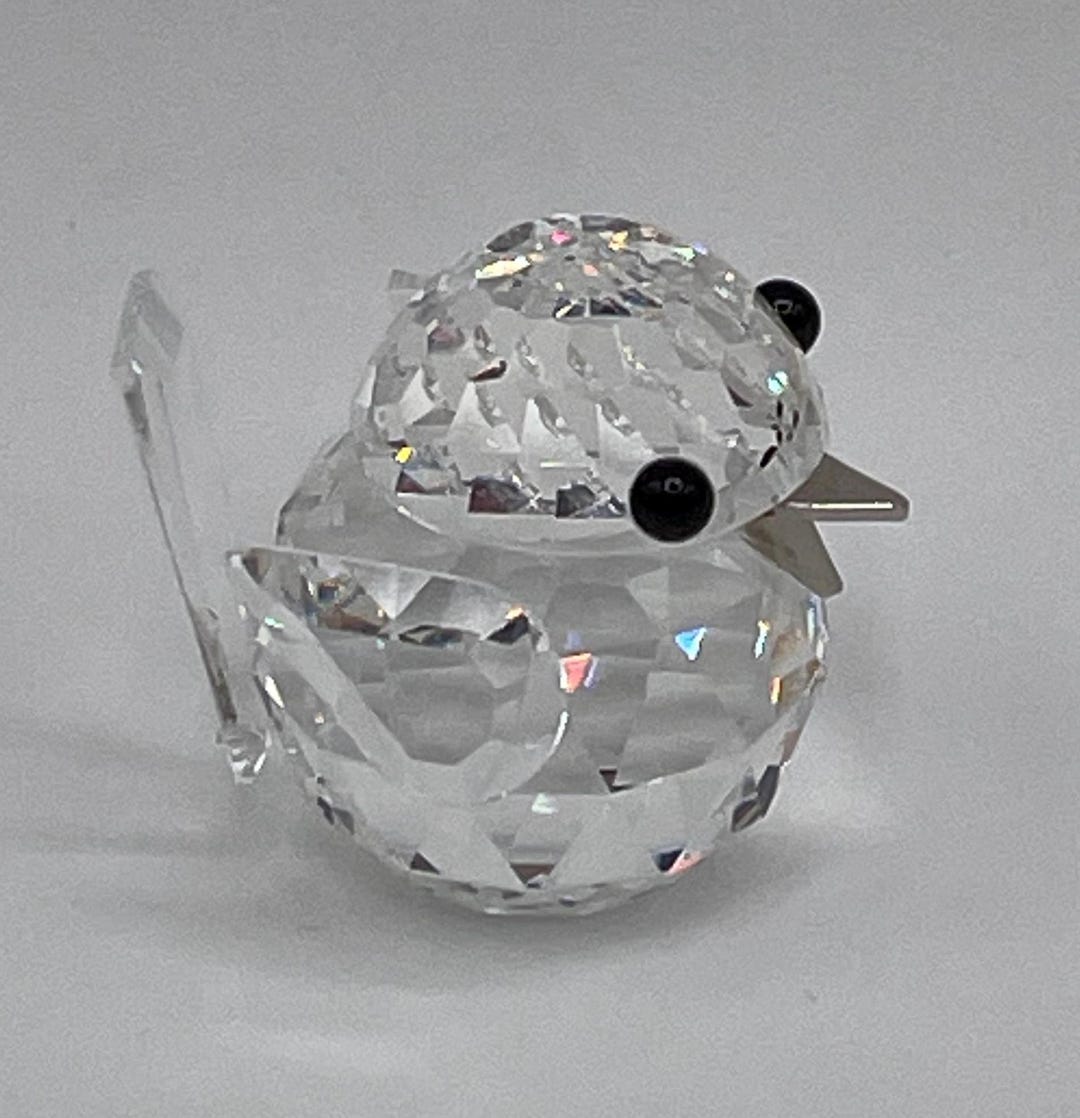 Vintage Swarovski Crystal Baby Bird Figurine: Mini Zoo Collection - Etsy