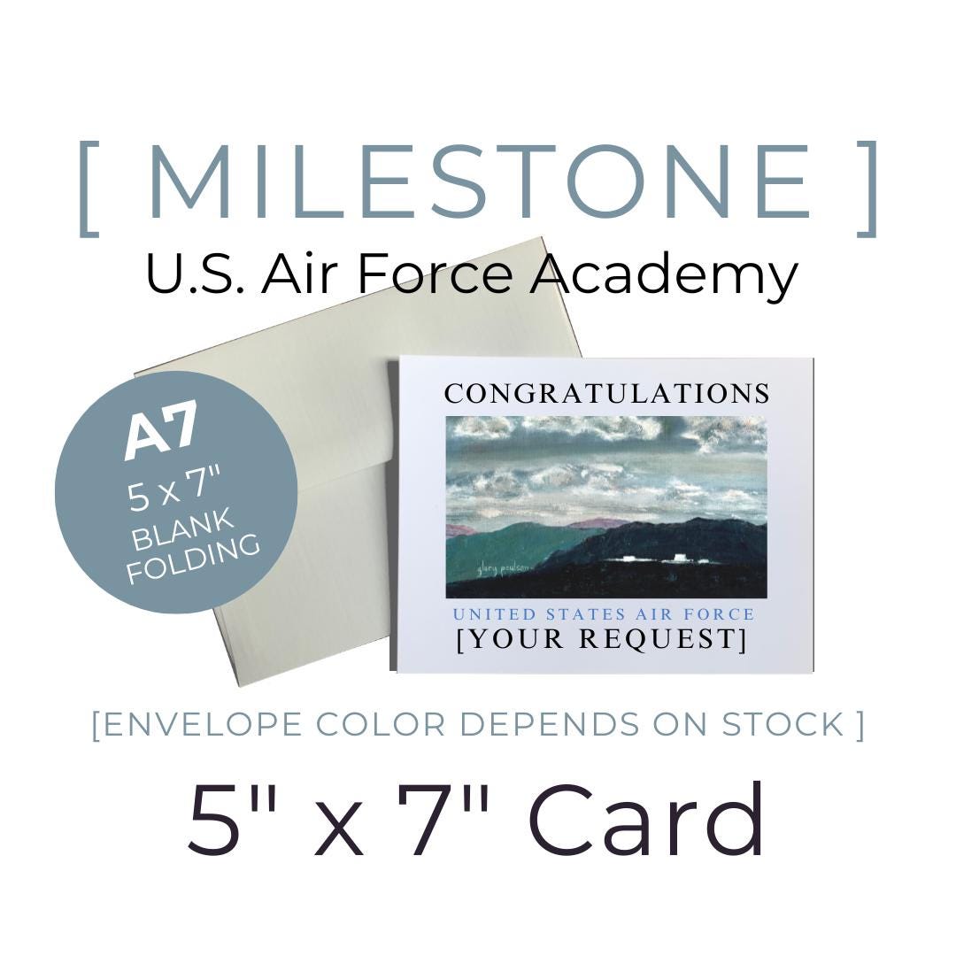 Milestone Card to Congratulate U.S. Air Force Academy Appointee, Cadet ...