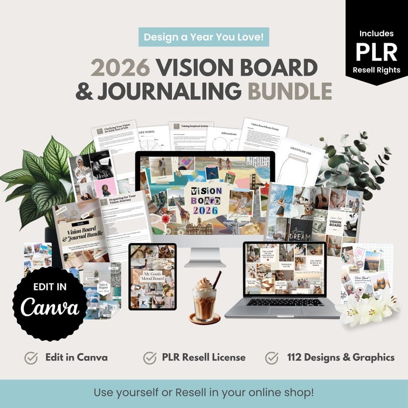 Fill in Vision Board - Etsy