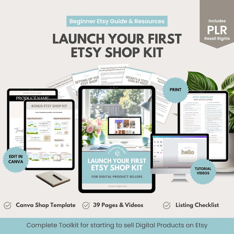 Etsy Shop Checklist Plr - Etsy
