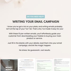 10 Email Welcome Sequence Templates | Lead Magnet Emails | Freebie to ...