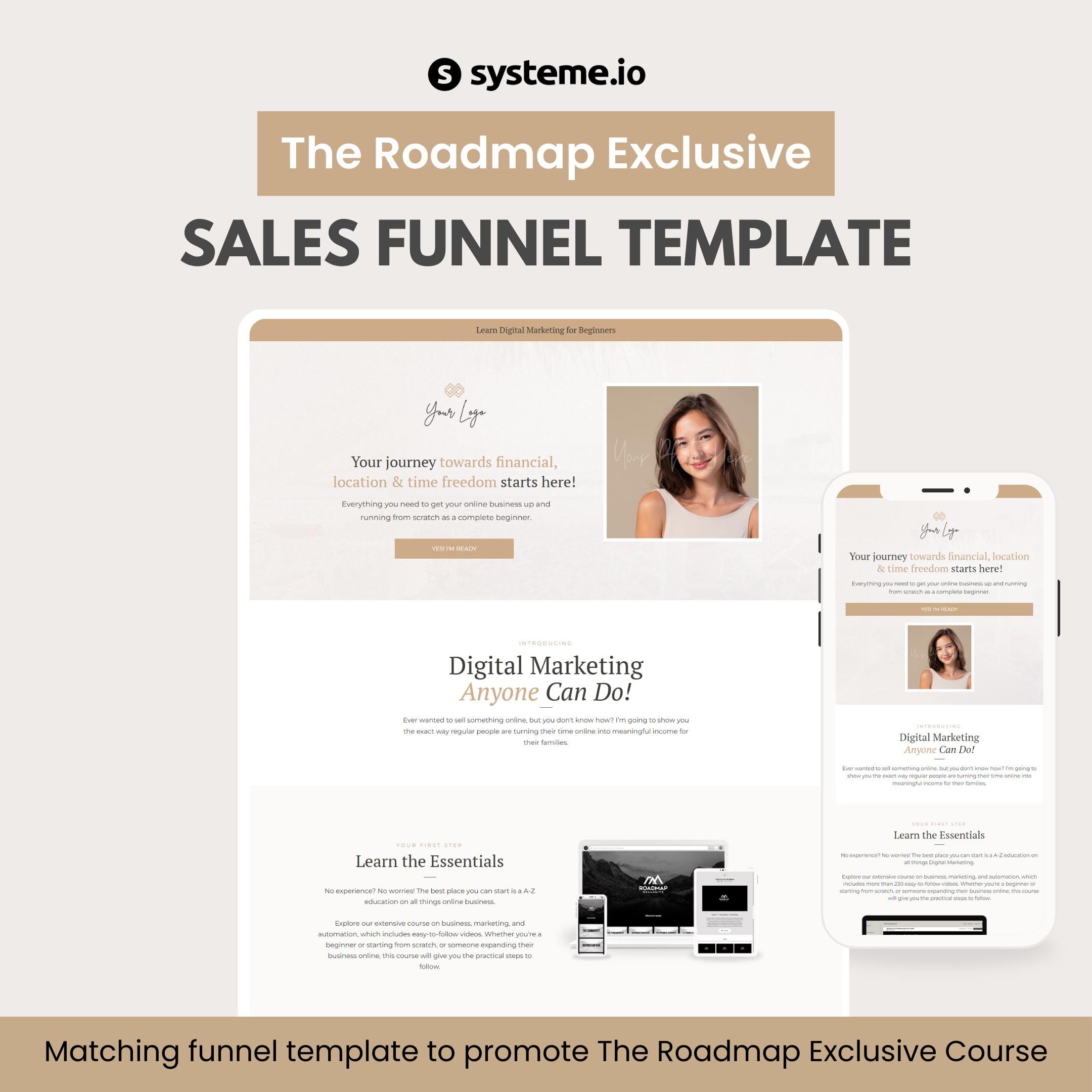 Fawn: the Roadmap Exclusive Course Systeme.io Funnel Template Digital ...