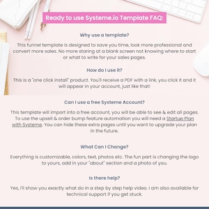 Systeme.io Funnel Template. Pastel Pop Design. Sales Page. Opt-in ...