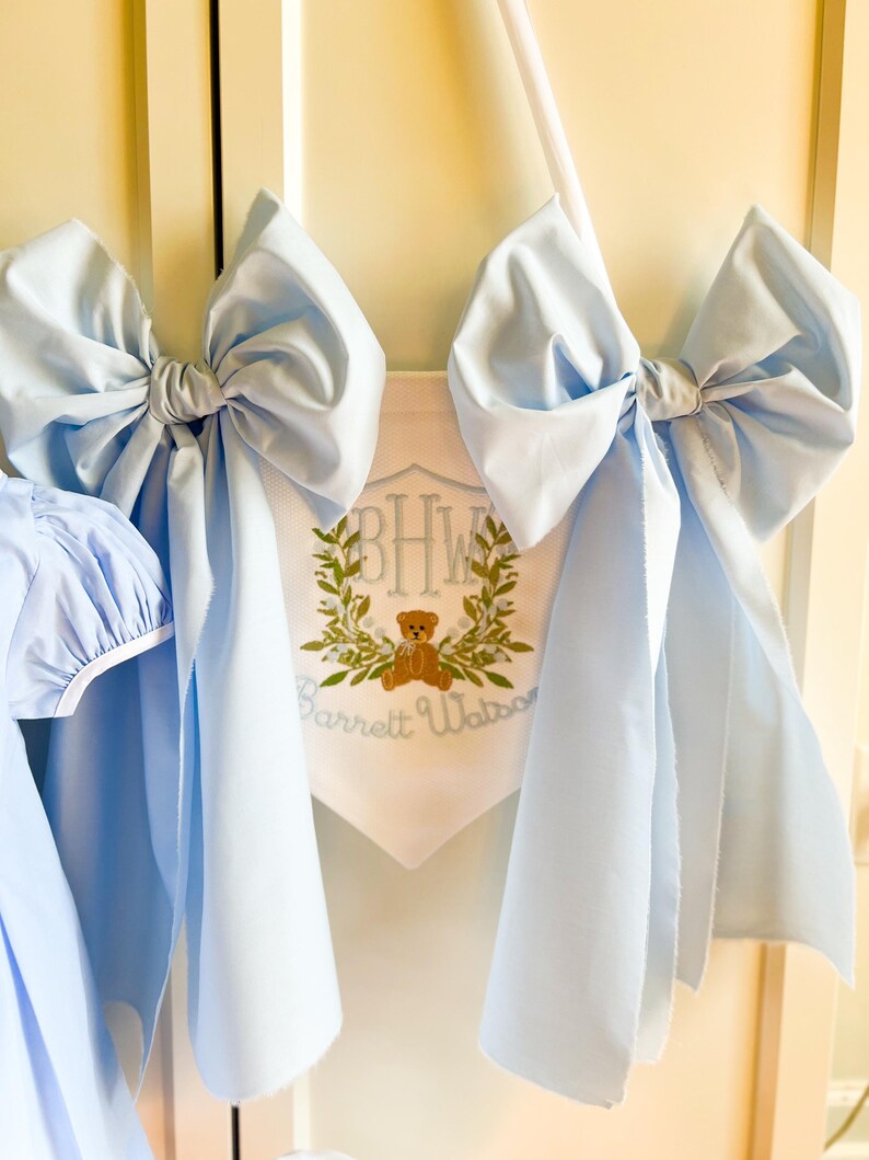 Baby Banner | Hospital Door Hanger | Baby Announcement | Wreath Hanger ...