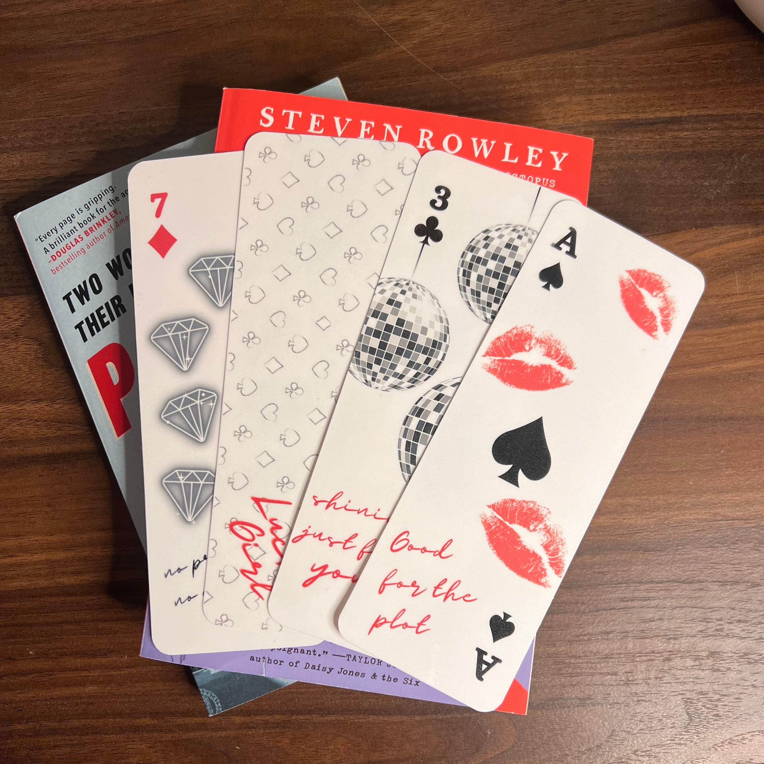 Playing Card Bookmark Collection Handmade Bookmarks Laminated Bookmark ...